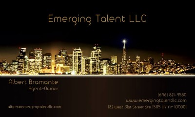 SHOWCASE and INTERVIEW with ALBERT BRAMANTE, Agent/Owner, Emerging ...